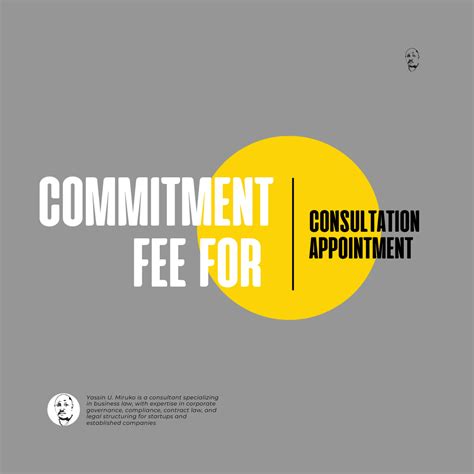 Buy Commitment Fee By Yassin Uddi On Selar