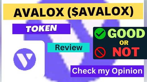 Is Avalox Avalox Token Good Or Not Review About Avalox Token Youtube