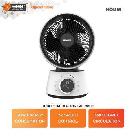 Houm Air Circulator Fan C6 C8 C8dc Strong Powerful Wind 32 Speed