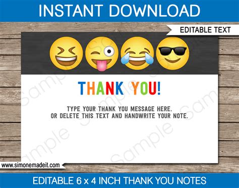 Omg Emoji Thank You Notes Emoji Notes Bubbleup Classroom