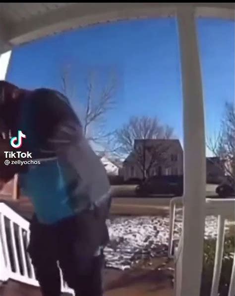 Amazon Guy Shows Ass And Falls Off Porch Youtube