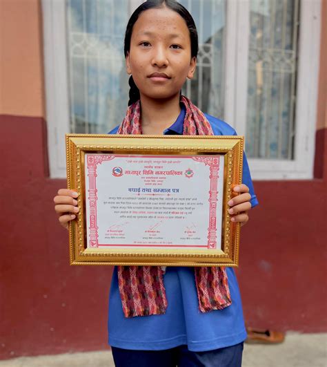 Zenith Academy Congratulations Miss Angel Chamling Rai