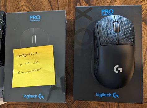 [us Ne] [h] Bnib Logitech Gpx Superlight Black Logitech Gpx Superlight Black Btl Grips