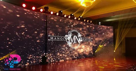 Led Backdrop In Chennai For Sangeet