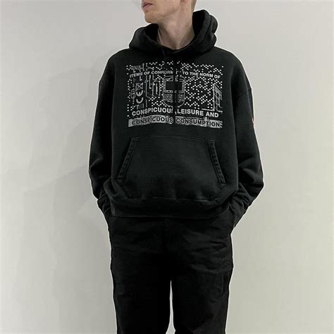 Cav Empt Consumption Heavy Hoodie Black. Size L.... - Depop