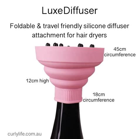 Luxediffuser Silicone Hair Diffuser Attachment Curly Life