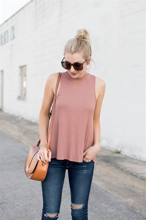 Pink Tank Top Outfit Ideas At Rebecca Skinner Blog