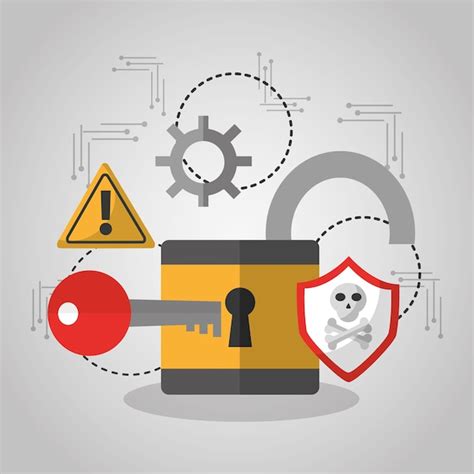 Premium Vector Open Padlock Security Key Software Protection