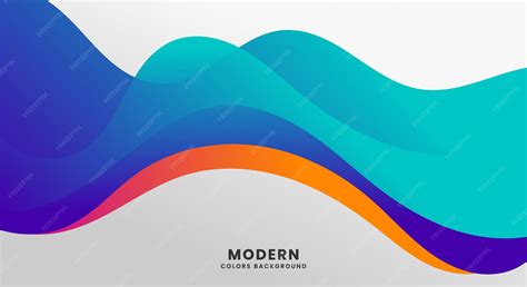 Premium Vector Colorful Dynamic Wave Abstract Background