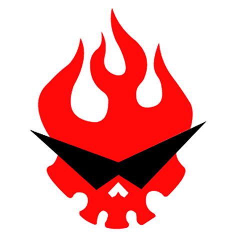 Gurren Lagann Logo Gurren Lagann Anime Flaming Skull Logo