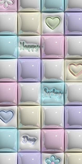Premium Photo Cute 3d Love Wallpapper 3d Wallpaper Cute Iphone Wallpapers