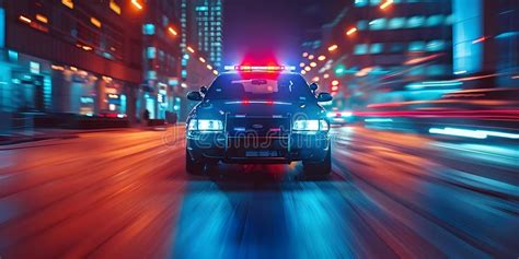 Law Enforcement Vehicle Pursues Fleeing Suspects In Highspeed Car Chase