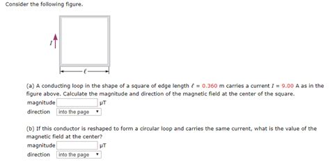 Solved Consider The Following Figure A A Conducting Loop Chegg