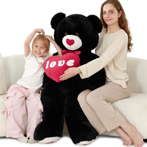 Morismos Love Heart Giant Teddy Bear 51 Inch I Love You