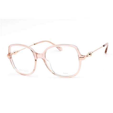 Jimmy Choo Jc356 Eyeglasses Nude Clear Lens In Metallic Lyst