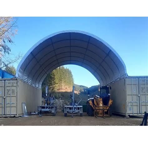 40ft Container Canopy Durable And Customizable Shelter