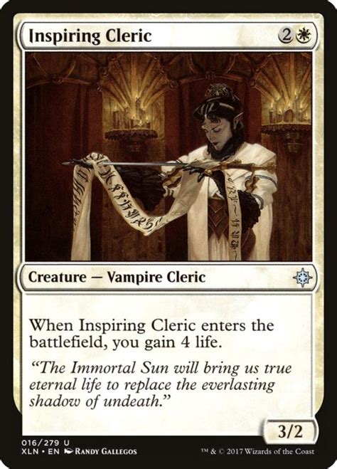 Inspiring Cleric Magic The Gathering The Gathering Magic The