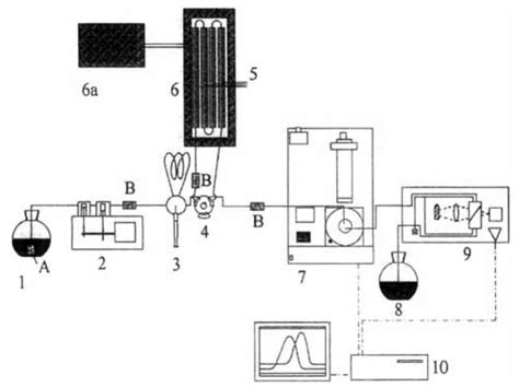 Schematic Representation Of The Chromatography Apparatus 1
