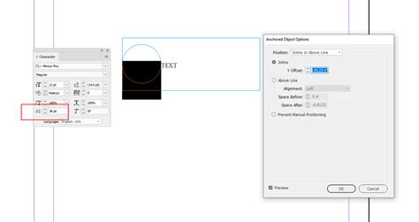 Solved Inline Object Affecting Adjacent Text Vertical Pos Adobe