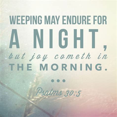 Joy Comes In The Morning Psalms 305
