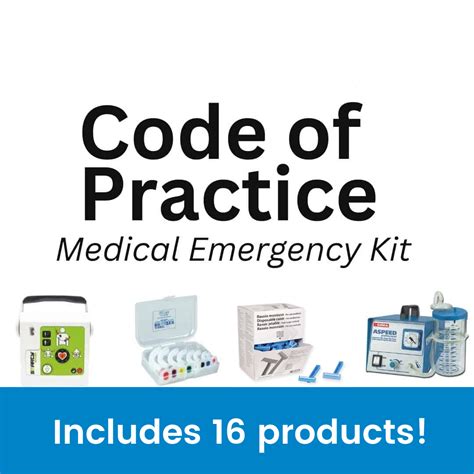 Code Of Practice Medical Emergency Kit Hibernia Medical Uk