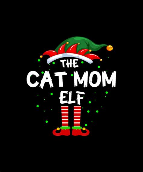 The Cat Mom Elf Digital Art By Tinh Tran Le Thanh Pixels