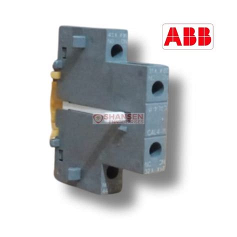 Abb Cal4 11 Auxiliary Contact Block Fuses And Contactors
