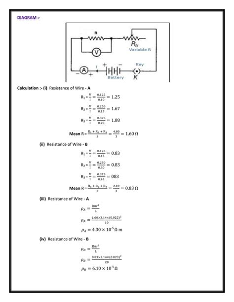 Physics Practical Class 12th Pdf
