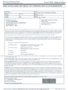 Form I 797 Types And Functions Zontlaw