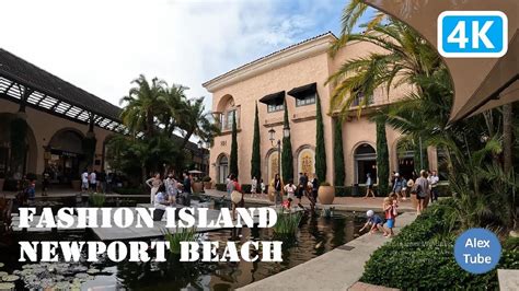 4k Fashion Island Newport Beach California 2022 Youtube