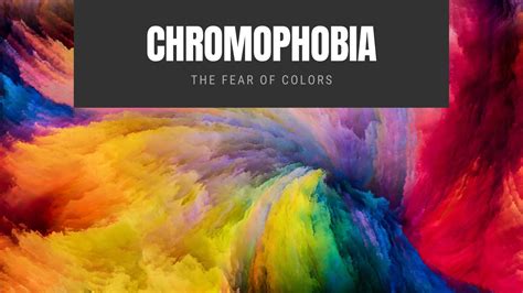 Chromophobia The Fear Of Colors