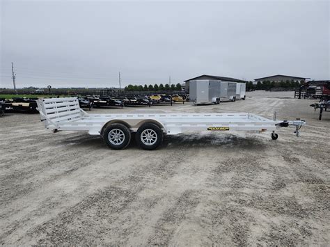 2027 Aluma 8018ta El Bt Rtd 18 Aluminum Utility Tandem Axle Bi