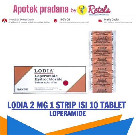 Jual Lodia 2mg 1 Strip Isi 10 Tablet Shopee Indonesia