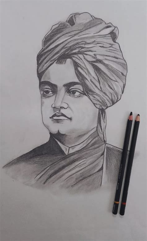 Swamii Vivekanand Ji 🤗 Sketch By Me 😊 Sketches Art Sketches Potrait