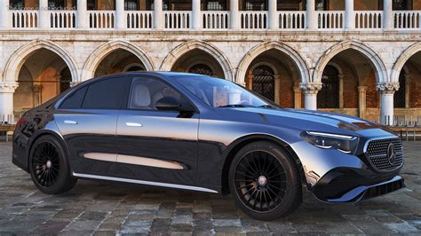 Mercedes E Class Black Color Rigged 3d Model Turbosquid 2164615