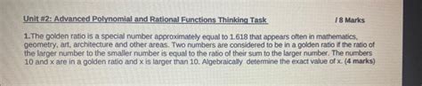 solved unit 2 advanced polynomial and rational functions