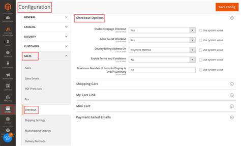 how to configure checkout options in magento2 magecurious