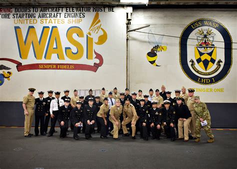 Uss Wasp Lhd 1 Today Servicemembers From The Us And