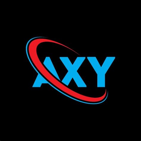 Logotipo Axy Axy Letra Axy Design De Logotipo De Letra Iniciais Axy