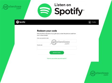 How To Use Spotify Redeem Code Spotify Redeem Mstwotoes