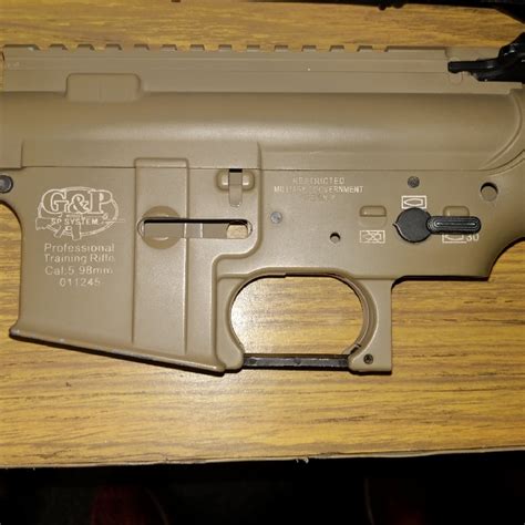 Sold Gandp Upper And Lower Hopup Airsoft