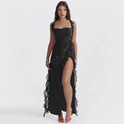 Robe Longue Sexy Volants La Robeli Re