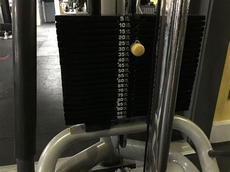 Technogym Model 2sc Single Cable Weight Machine 100lb Weights Able