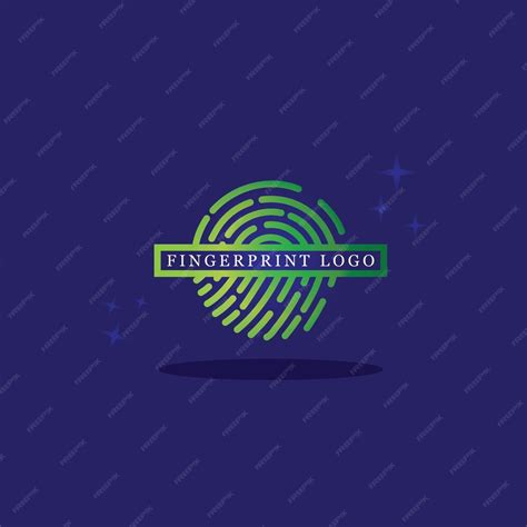 Premium Vector Fingerprint Logo Vector Illustration