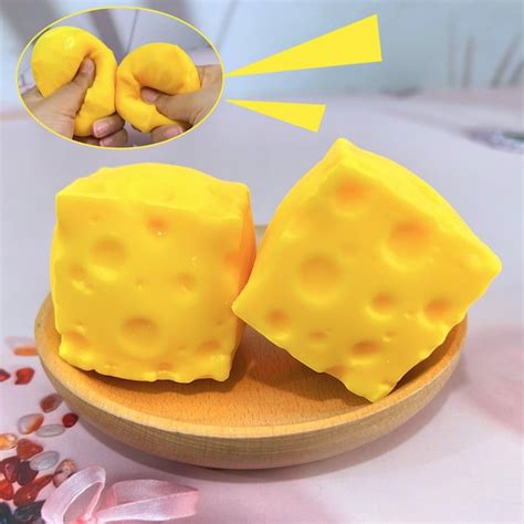 Cheese Squishy Toy Etsy
