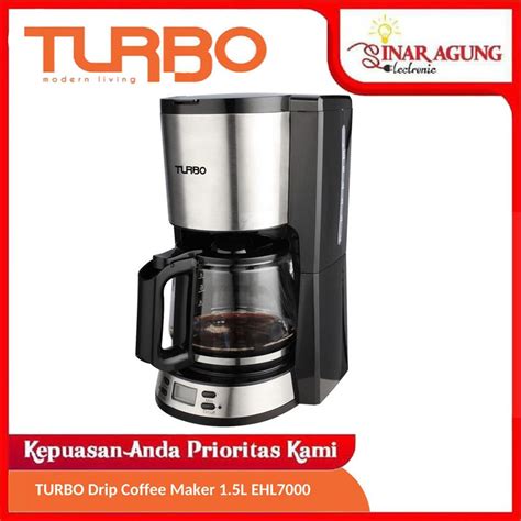 Turbo Drip Coffe Maker 1 5l Ehl7000 Ehl 7000 100 Ori Lazada Indonesia