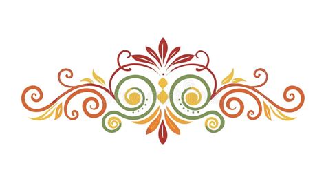 Floral Flourish Design Stock Illustrations 251 579 Floral Flourish