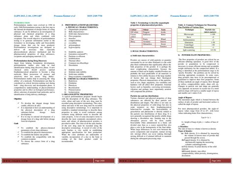 Solution An Overview On Preformulation Studies Studypool