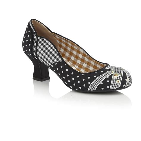 Ruby Shoo Womens Paula Mid Heel Court Shoe And Matching Limoges Bag