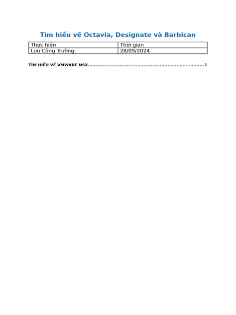 Octavia Lb For Openstack Pdf